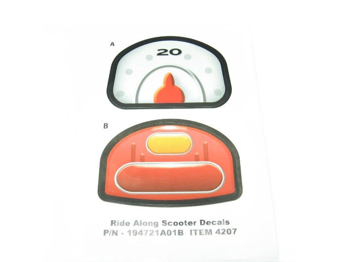 Decal sheet Ride Along Scooter – Step2